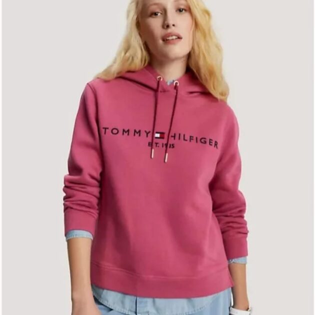 Moletom feminino Rosa Tommy Hilfiger - Soluções Omega